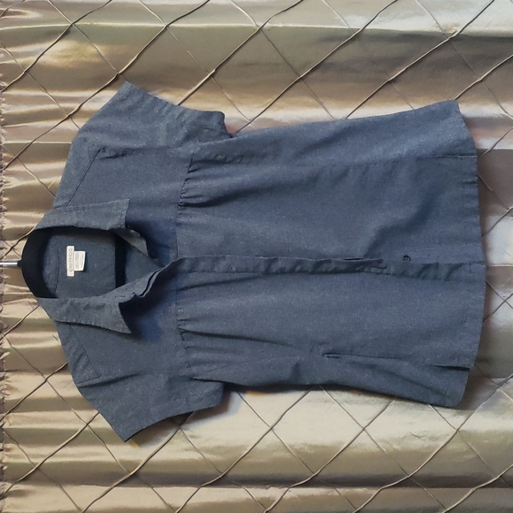 Exofficio | Tops | Euc Exofficio Cap Sleeve Wicking Covered Button ...